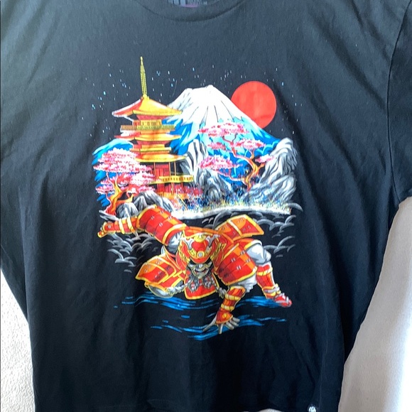 Into The Am | Shirts | Vintage Into The Am Samurai Graphic Black Tshirt ...